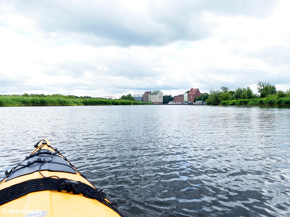 Kayaking on the river Peene - the German Amazonas - by Westwards