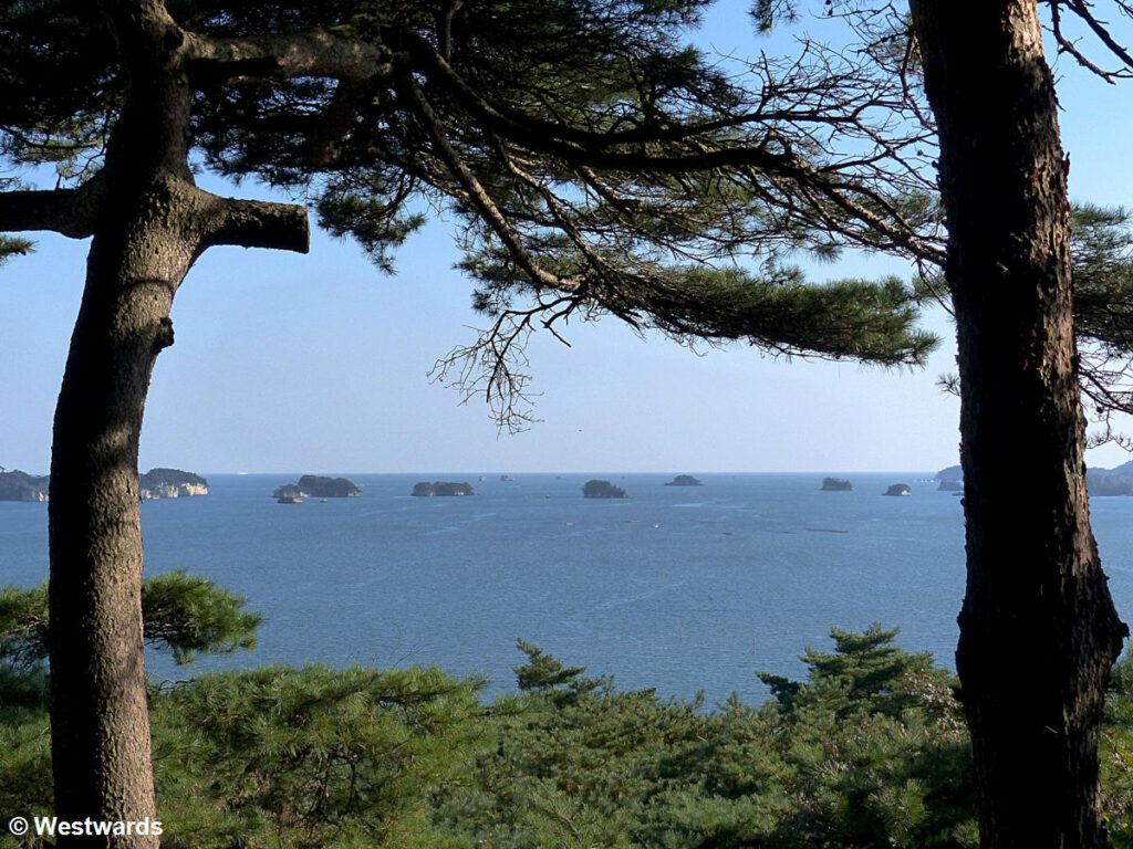 The scenic view of Matsushima Bay - Westwards