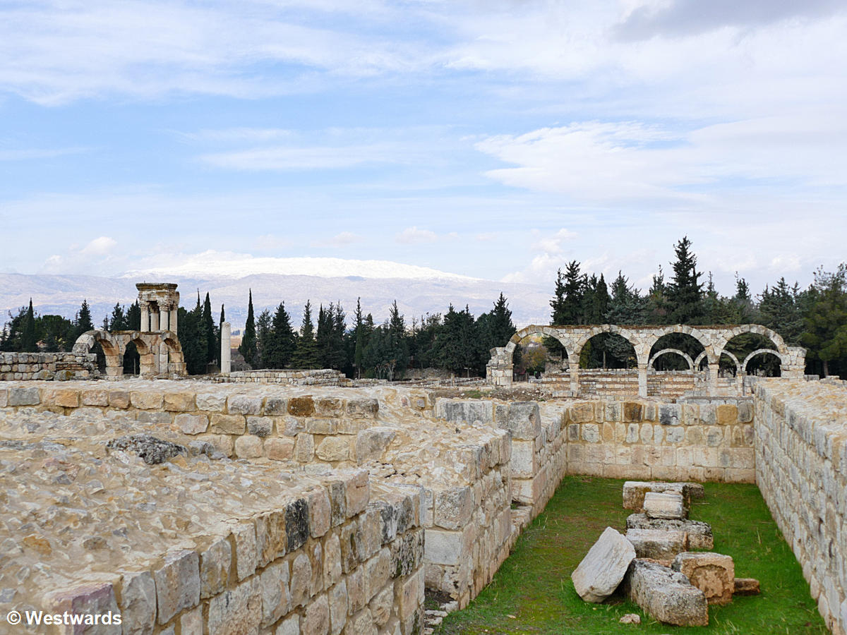 A visit to the Umayyad city of Anjar in Lebanon by Westwards